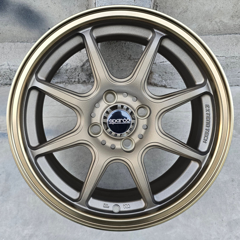 SET DE 4 LLANTAS RAYS C28. Aro 15 - 4x100. Color Bronce. (DX148 ...